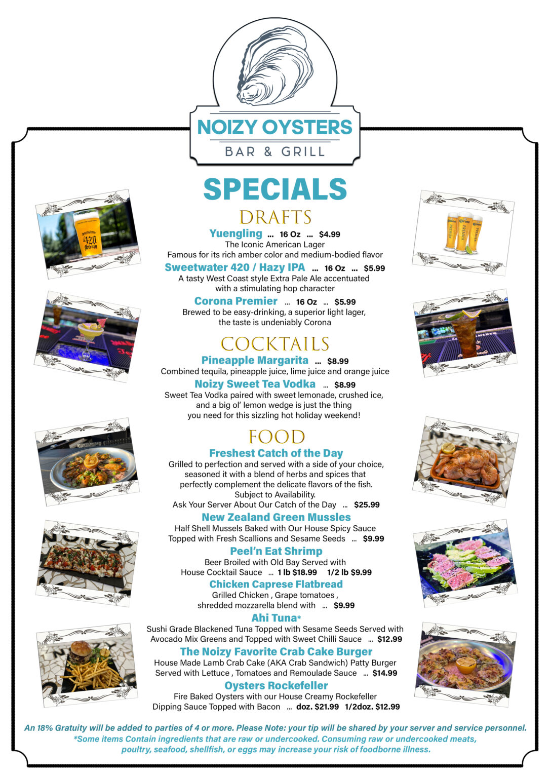 Noizy Oysters Bar & Grill – Seafood restaurant